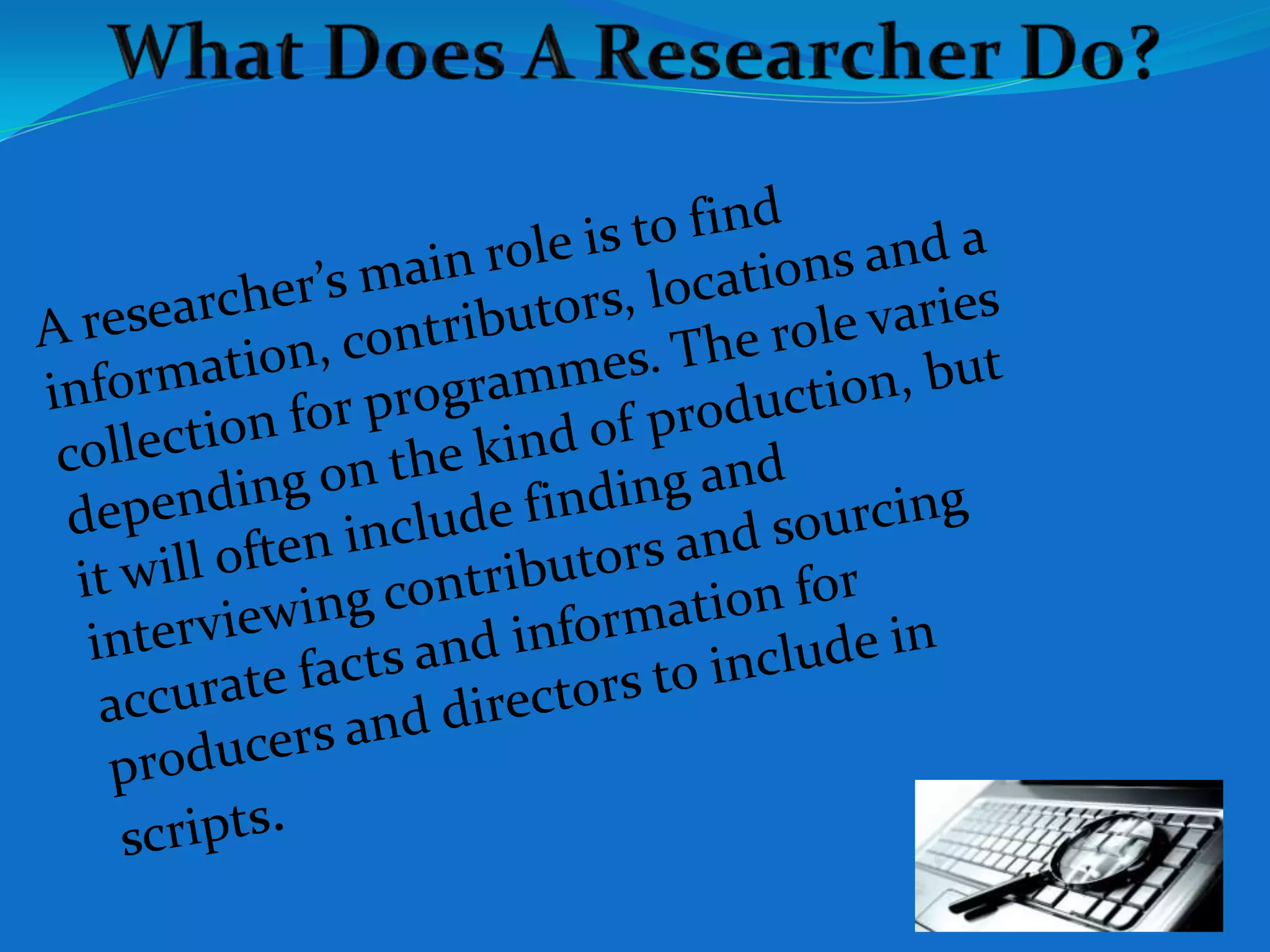 Researcher | PPTX