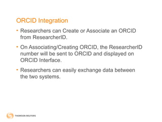Researcher id presentation Dr Ahmed Abdel-Fattah | PPT | Technology & Computing