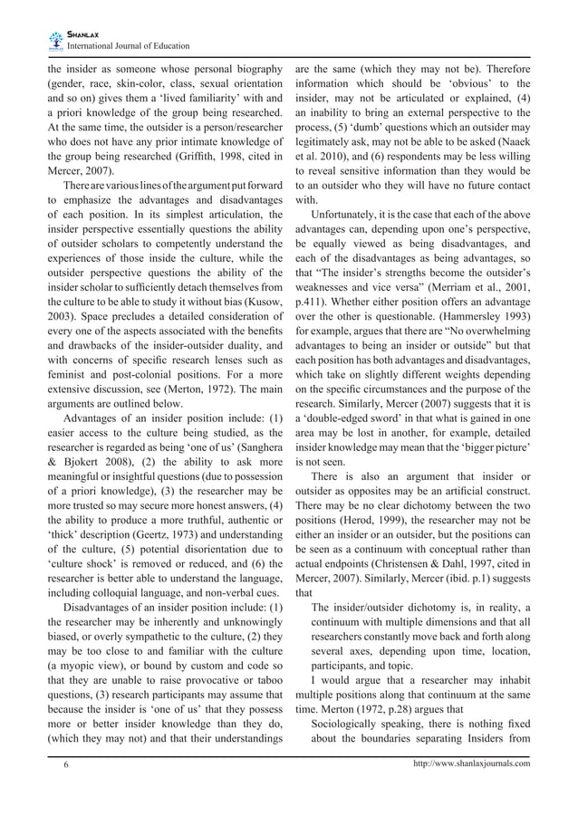 Researcher Positionality | PDF