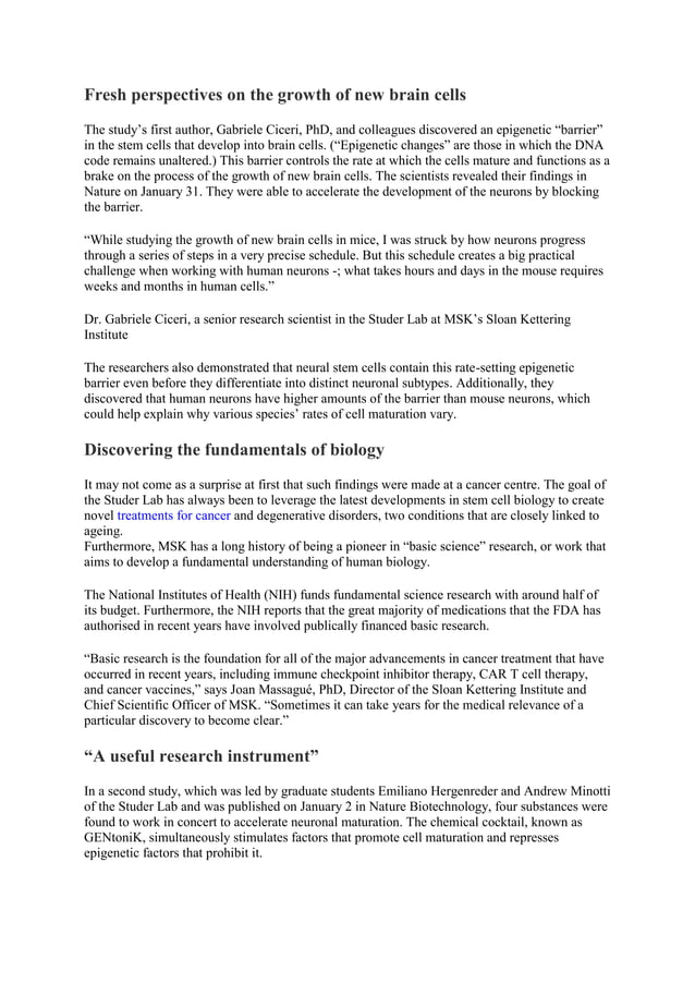 The Growth Of New Brain Cells: Researchers Find A Way To "Hack" Neurons ...