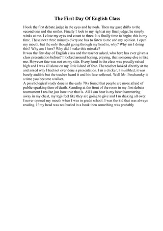 Research Essay Structure | PDF