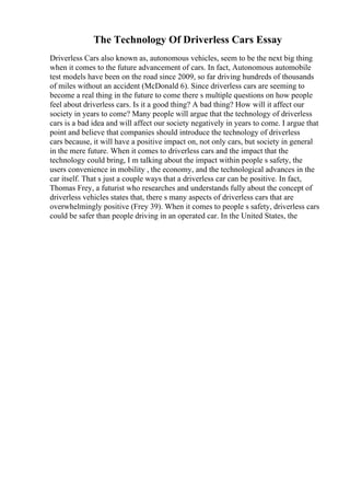 Research Essay Structure | PDF