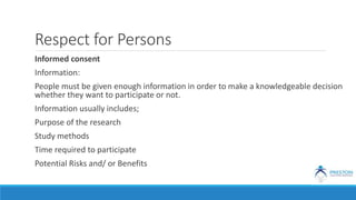 Research ethics | PPTX