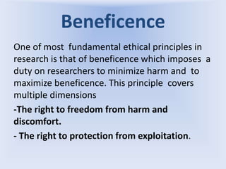Beneficence Ethics
