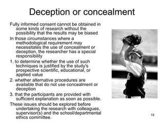 Research ethics | PPT