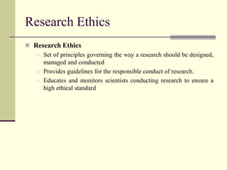 Research Ethics | PDF