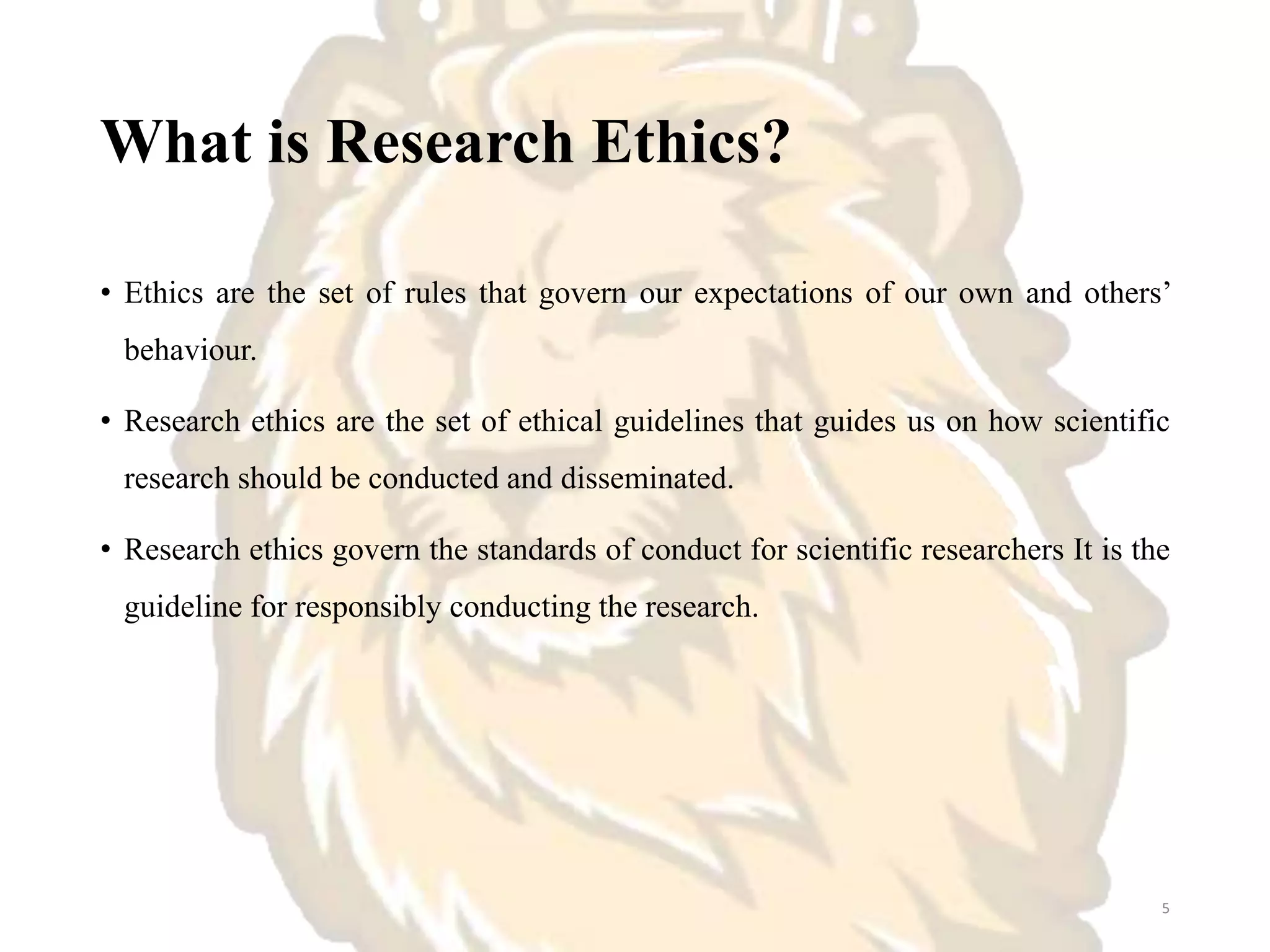 Research ethics | PPTX