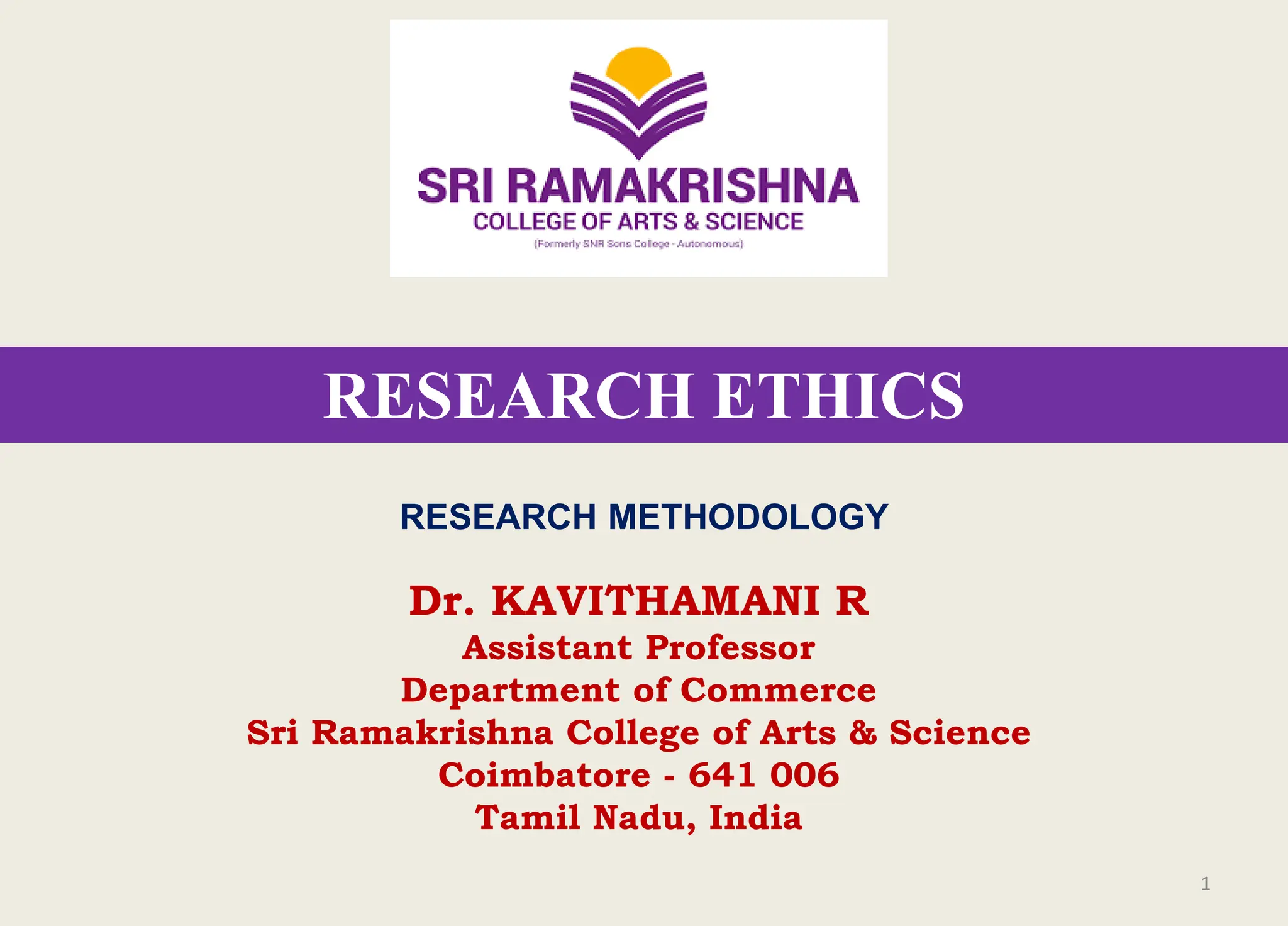 Research Methodology and its Research Ethics | PPTX