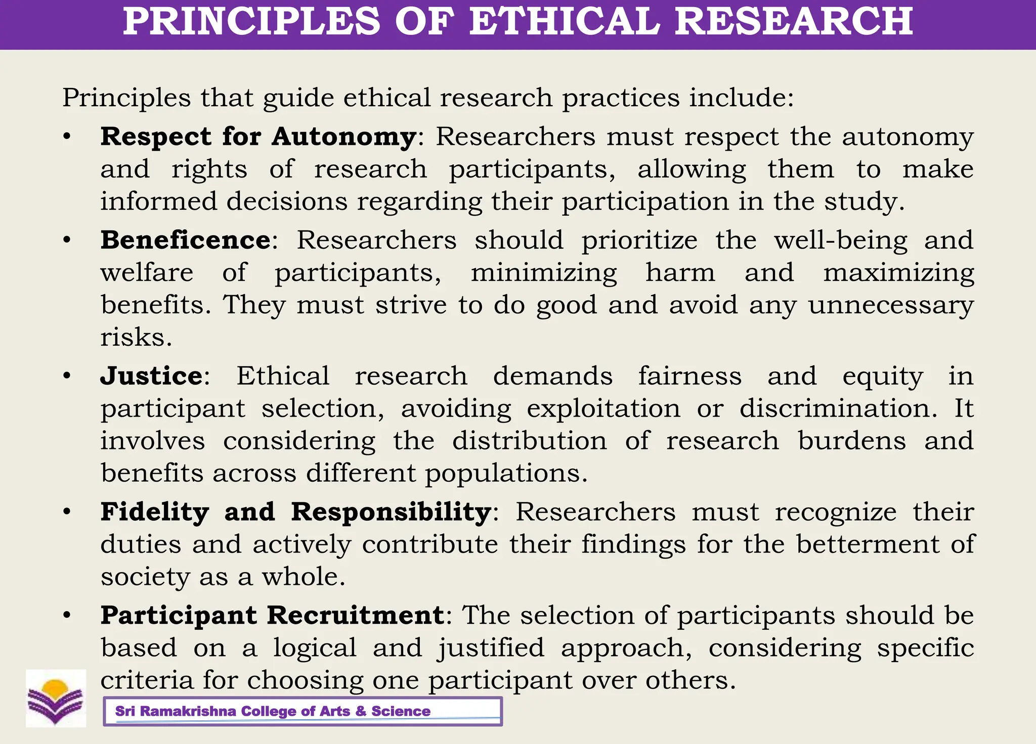 Research Methodology and its Research Ethics | PPTX