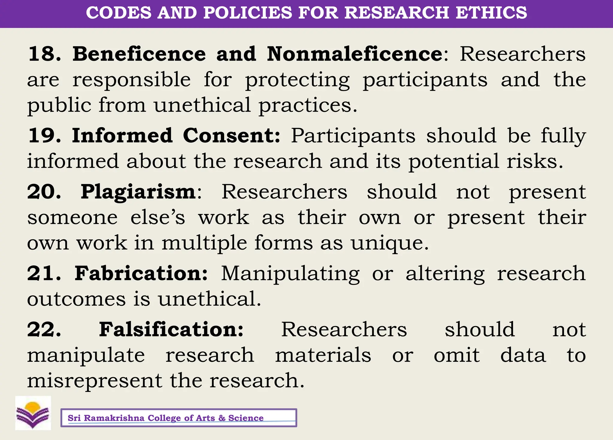 Research Ethics, Importance, Objectives and Policies of Research Ethics ...