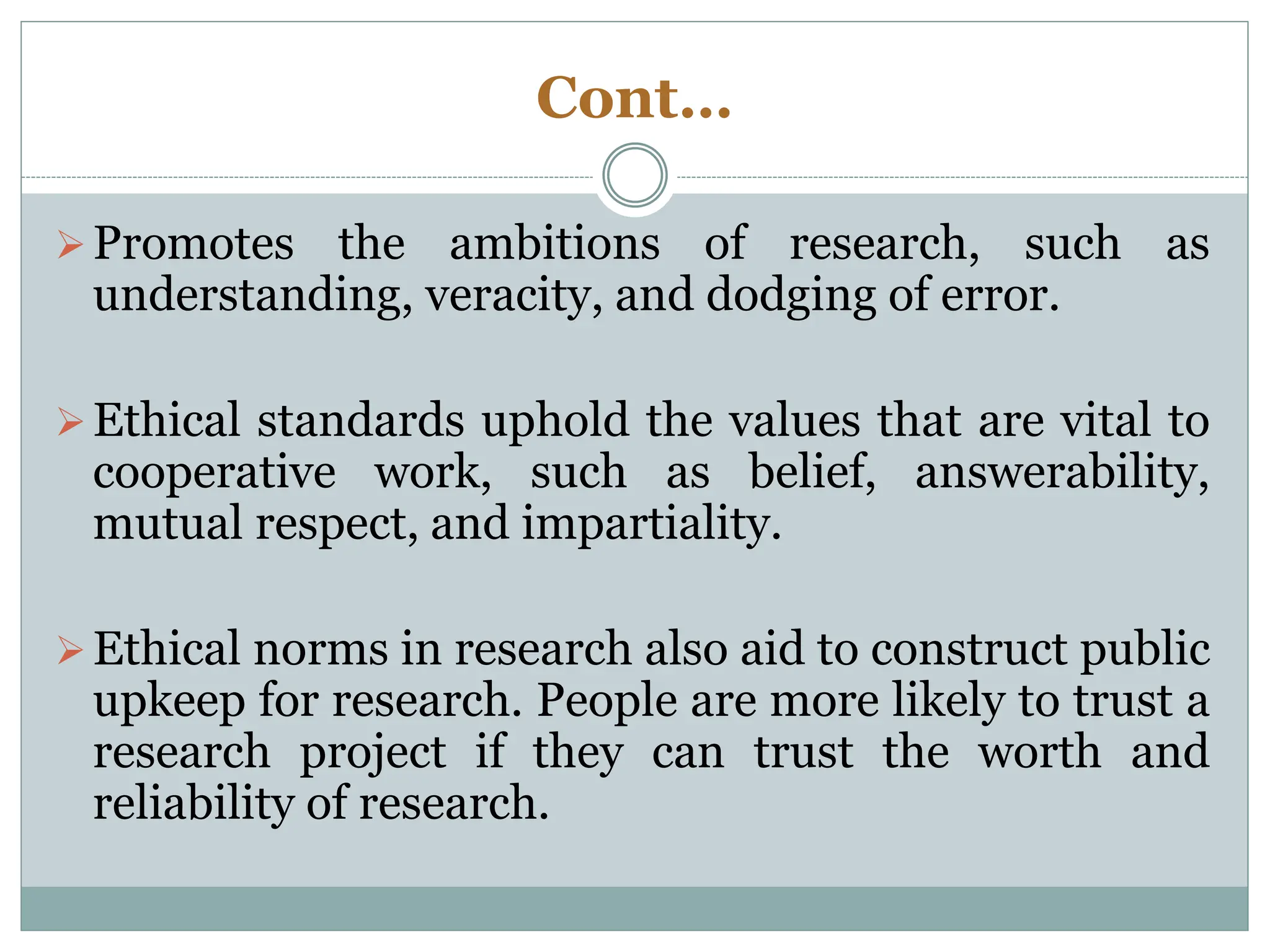 Research Ethics and their implementations | PPTX