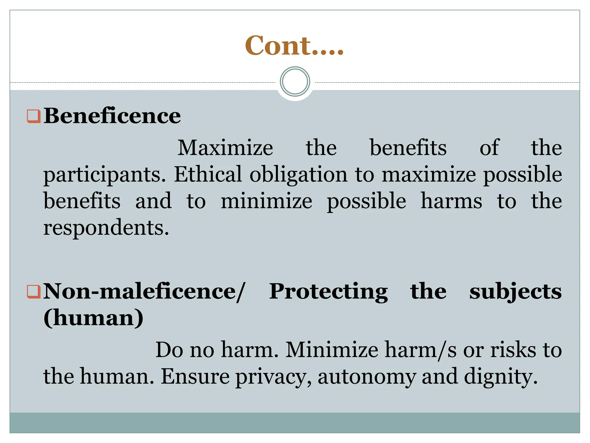 Research Ethics and their implementations | PPTX