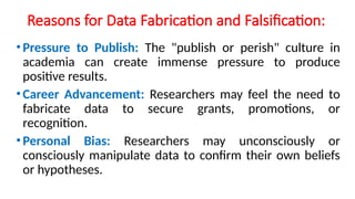 Topic on Research Ethics and Misconducts | PPTX