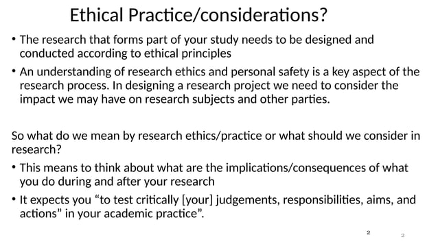 Research ethics.pptx research methodology | PPT