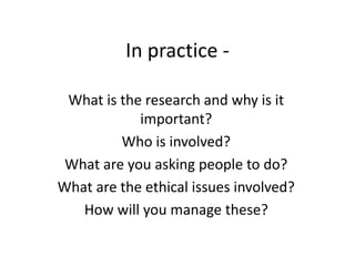 Ethics in Research as per the university | PPT