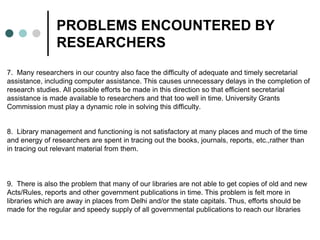 Research ethics and problems encountred by reseachers | PPTX