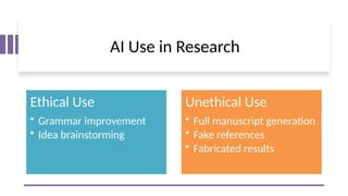 Promoting Ethical Scientific Conduct: Understanding Research Integrity ...