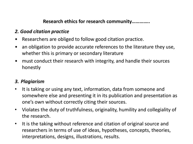 Research ethics | PPT