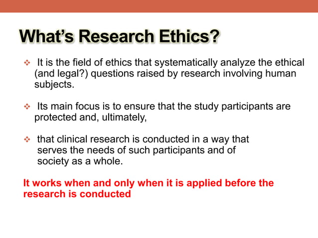 Research ethics & scientific misconduct | PPTX | Infectious Diseases ...