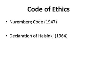 Introduction to Research Ethics | PPTX