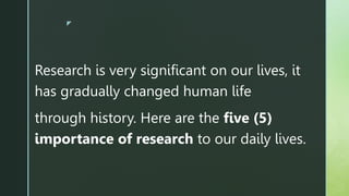 Research Experiences and KNOWLEDGE.pptx