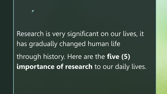 Research Experiences and KNOWLEDGE.pptx | Science