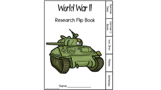Research Flip Book abput the World War II | PDF