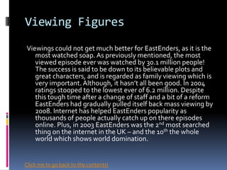Research for eastenders | PPTX