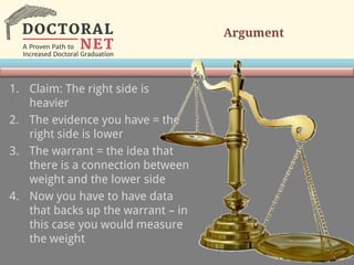 Research frameworks argument and data what is enough? | PPT