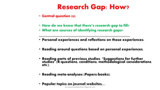 Research gap what-why-how | PPTX
