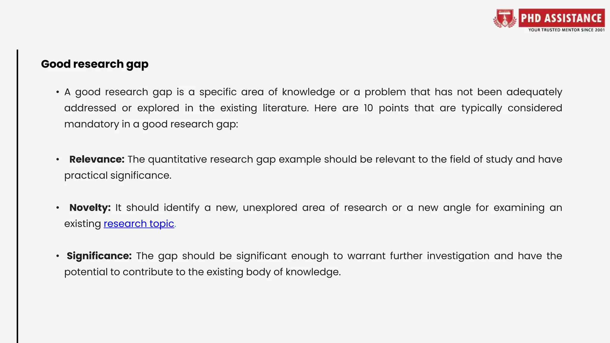 Literature gap in research | PPTX