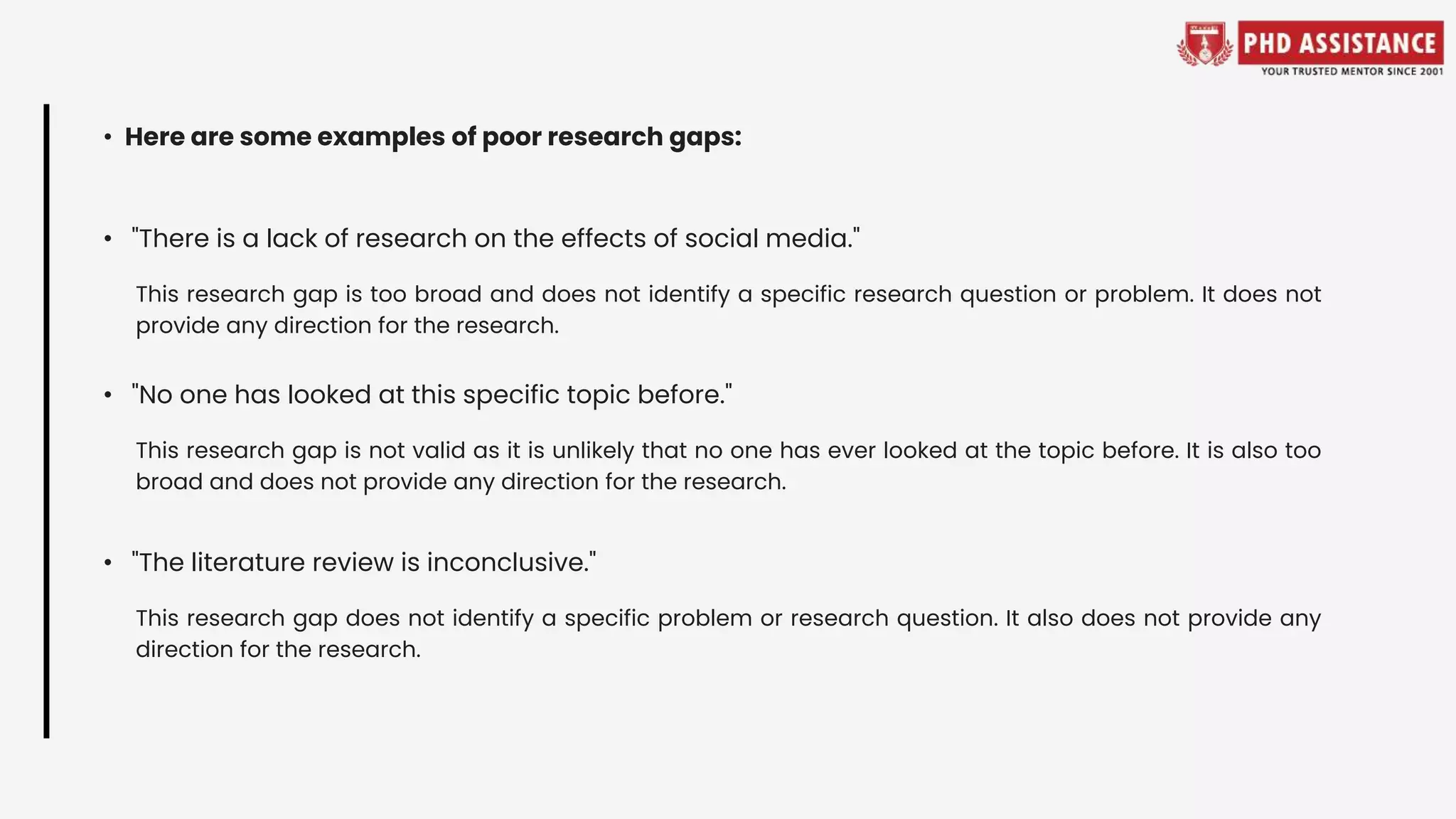 Literature gap in research | PPTX