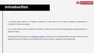 Literature gap in research | PPTX