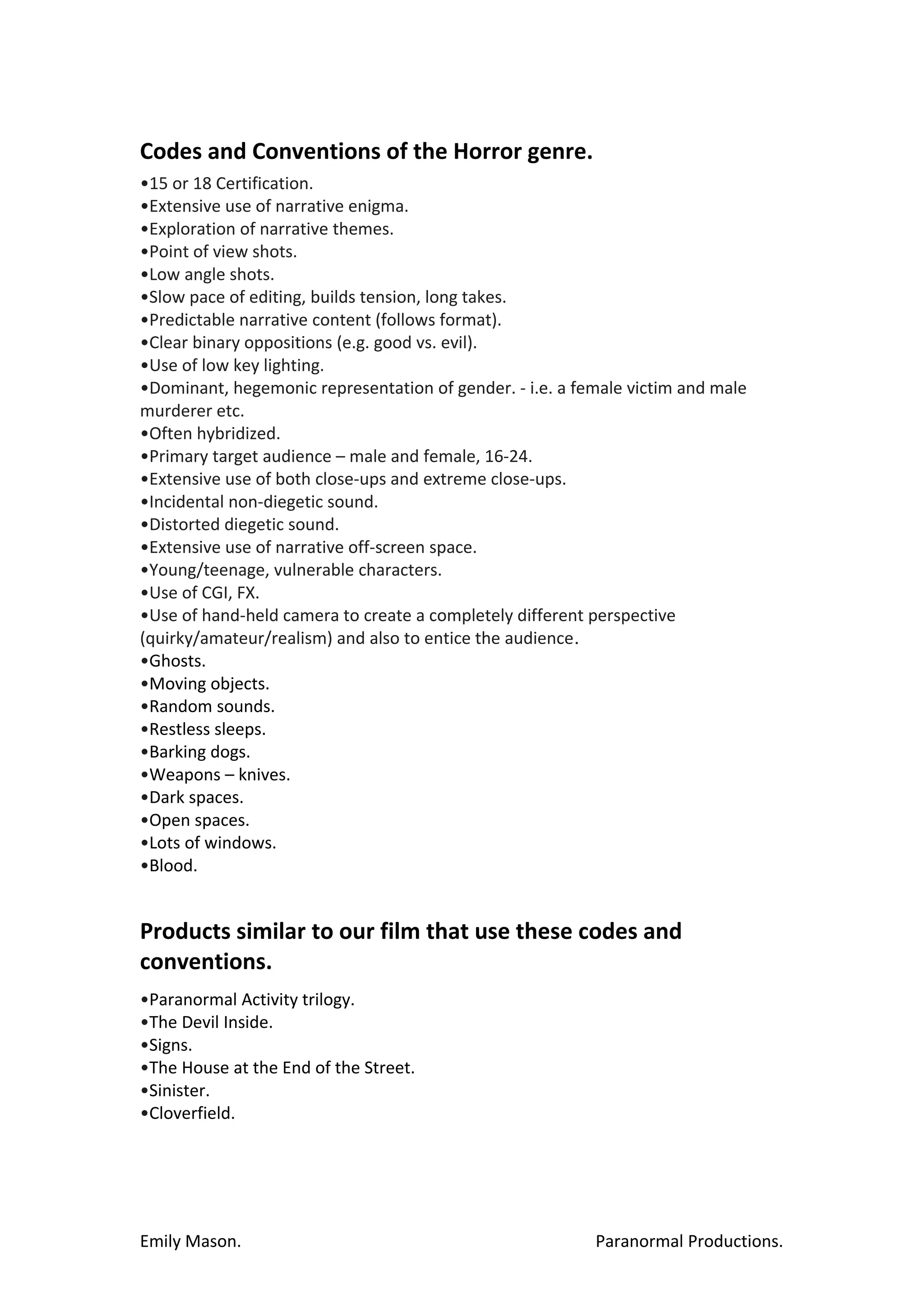 Research genre (codes and conventions) | DOC