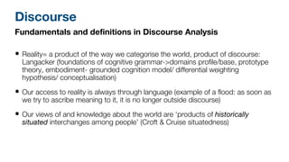 Discourse analysis Gee A toolkit .pptx | Free Download