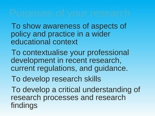 Research guidance: R&EE | PPT