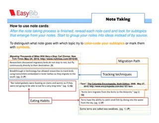 Research guide - note taking - 5 | PDF