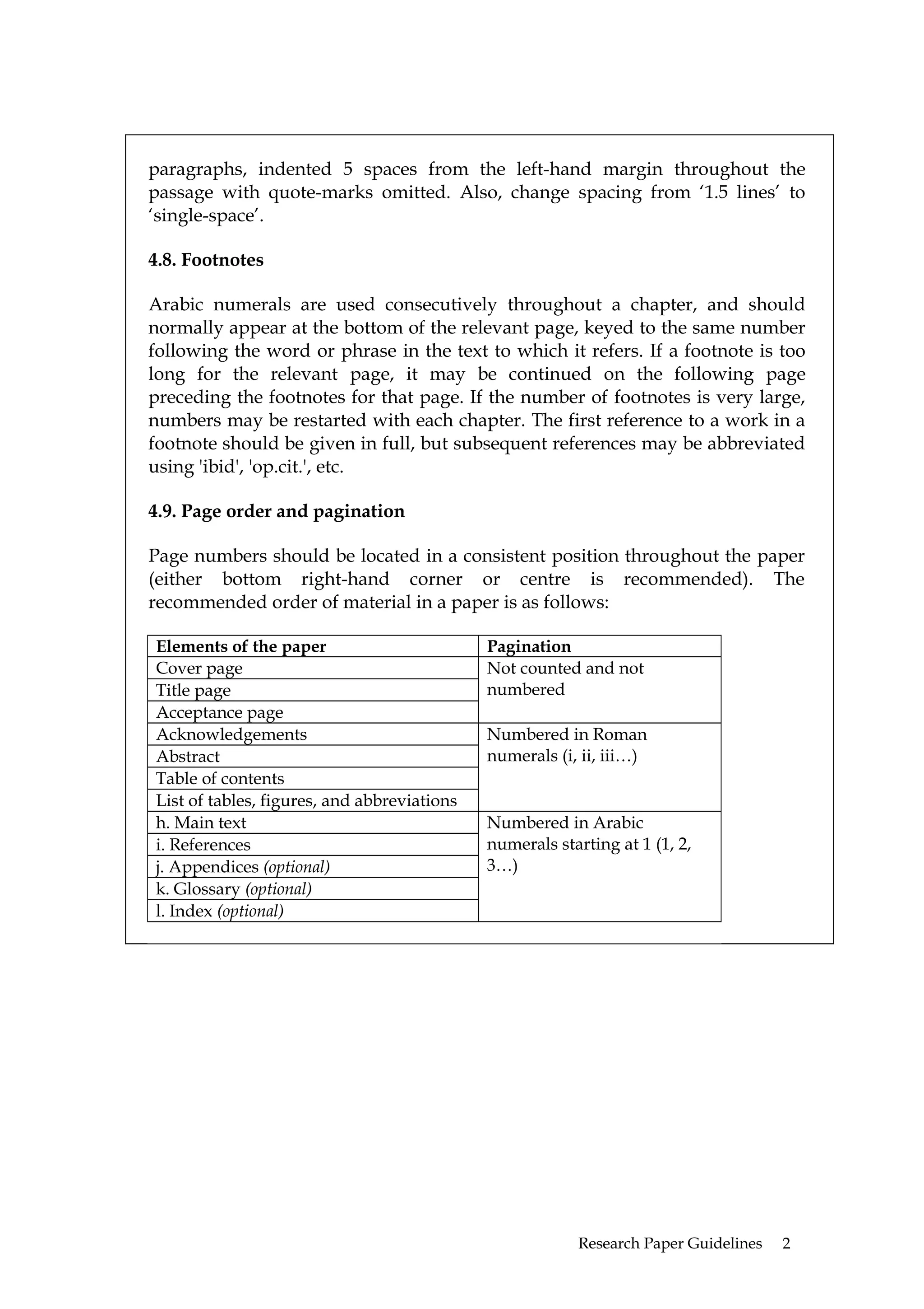 Research Guidelines.General Style | DOC