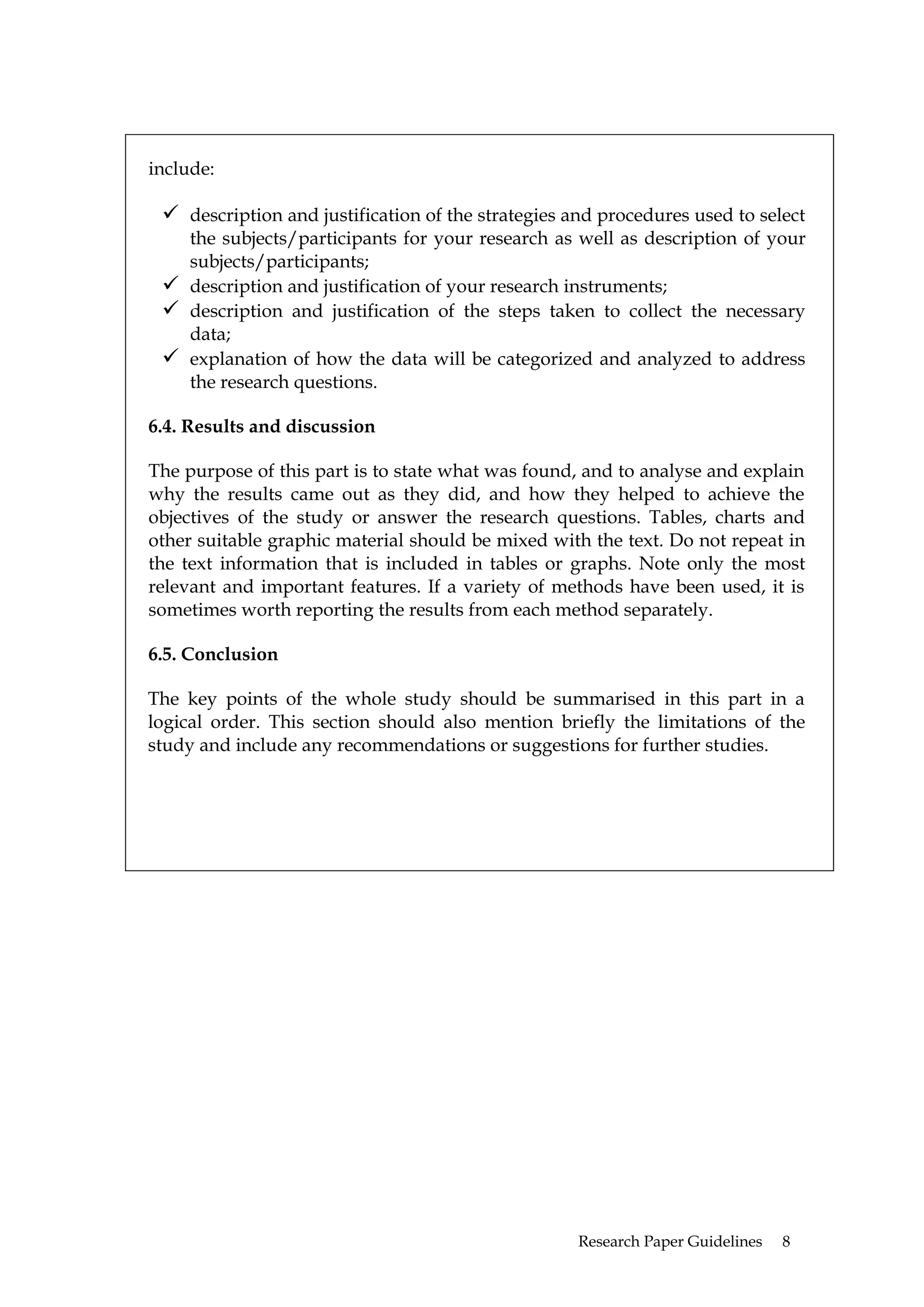 Research Guidelines.General Style | DOC