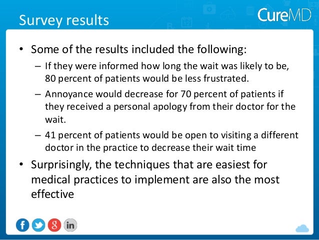 Research highlights cures for patient waiting room frustration Research highlights cures for patient waiting room frustration
