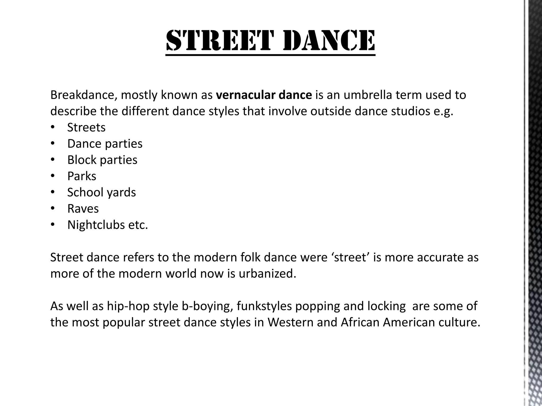 Research hip hop dance | PPTX