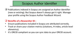 Author Identifier Tools | PPT