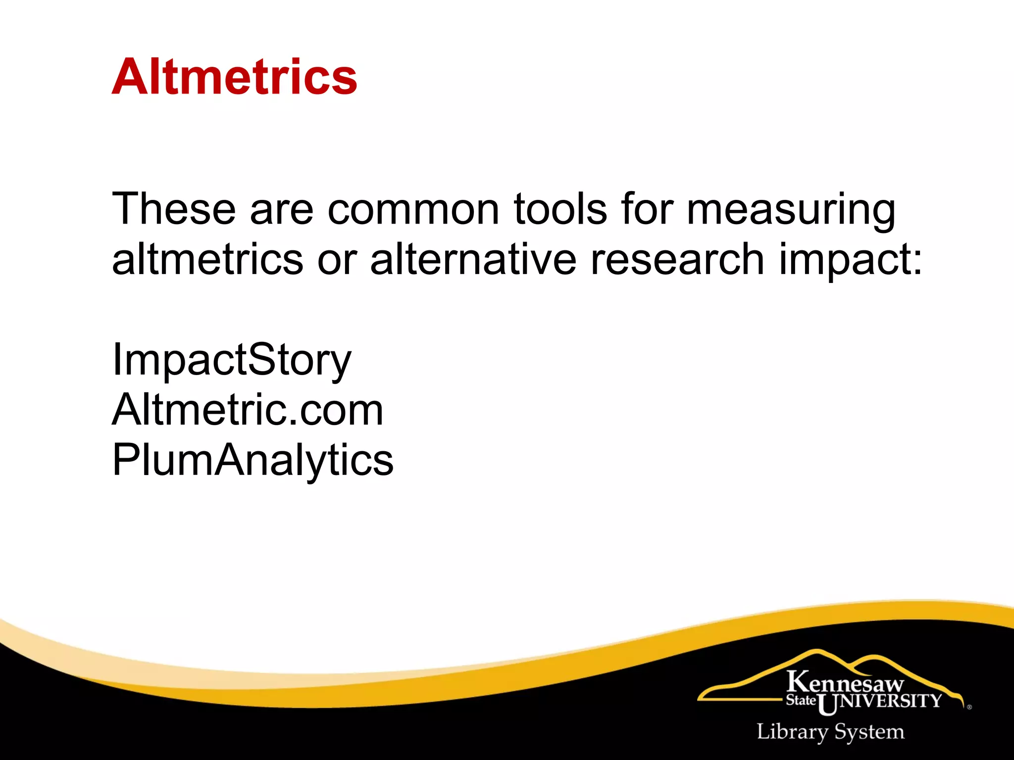 Your Research Impact | PPT