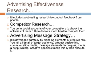 Advertising Research | PPT