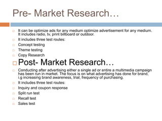 Advertising Research | PPTX