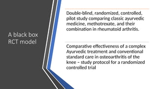 Research in Ayurveda-Today and Beyond.pptx