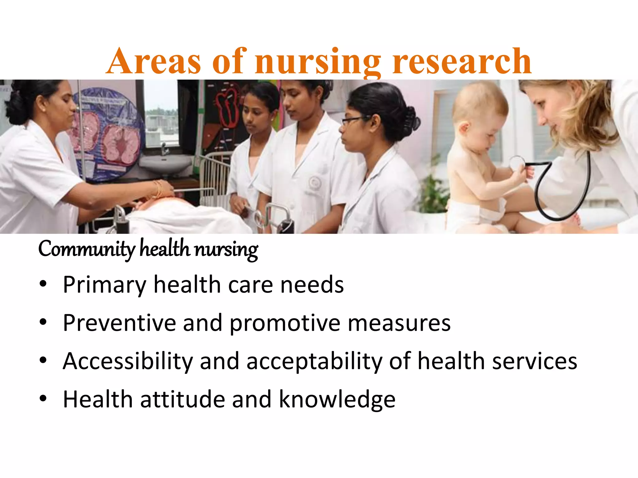 Research in Community Health Nursing | PPTX