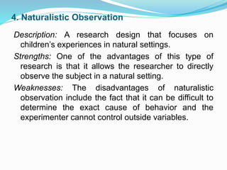 Research in child and adolescent development | PPTX