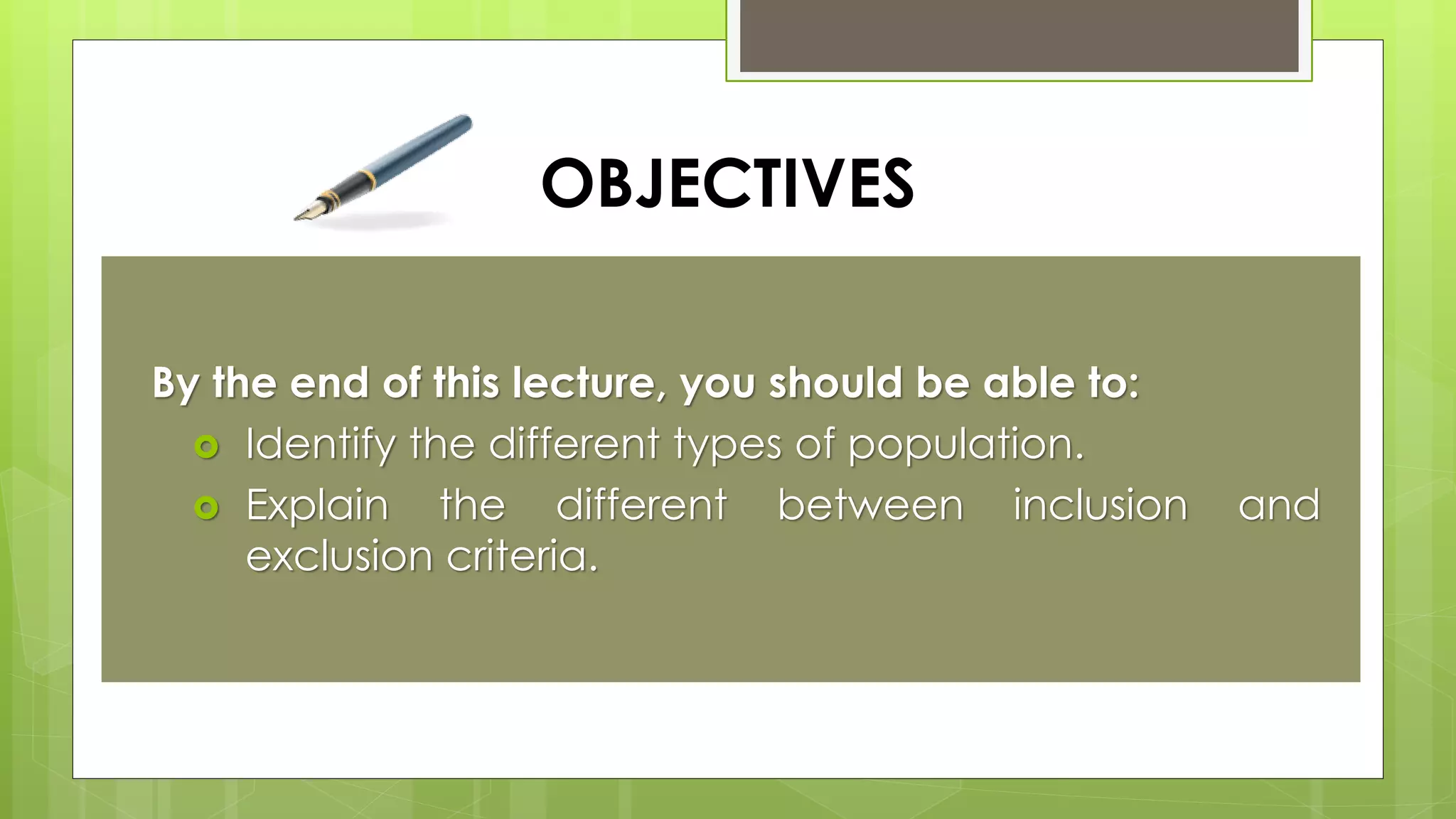 Research inclusion and exclusion criteria DrMajdi | PDF