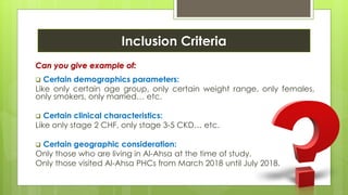Research inclusion and exclusion criteria DrMajdi | PDF